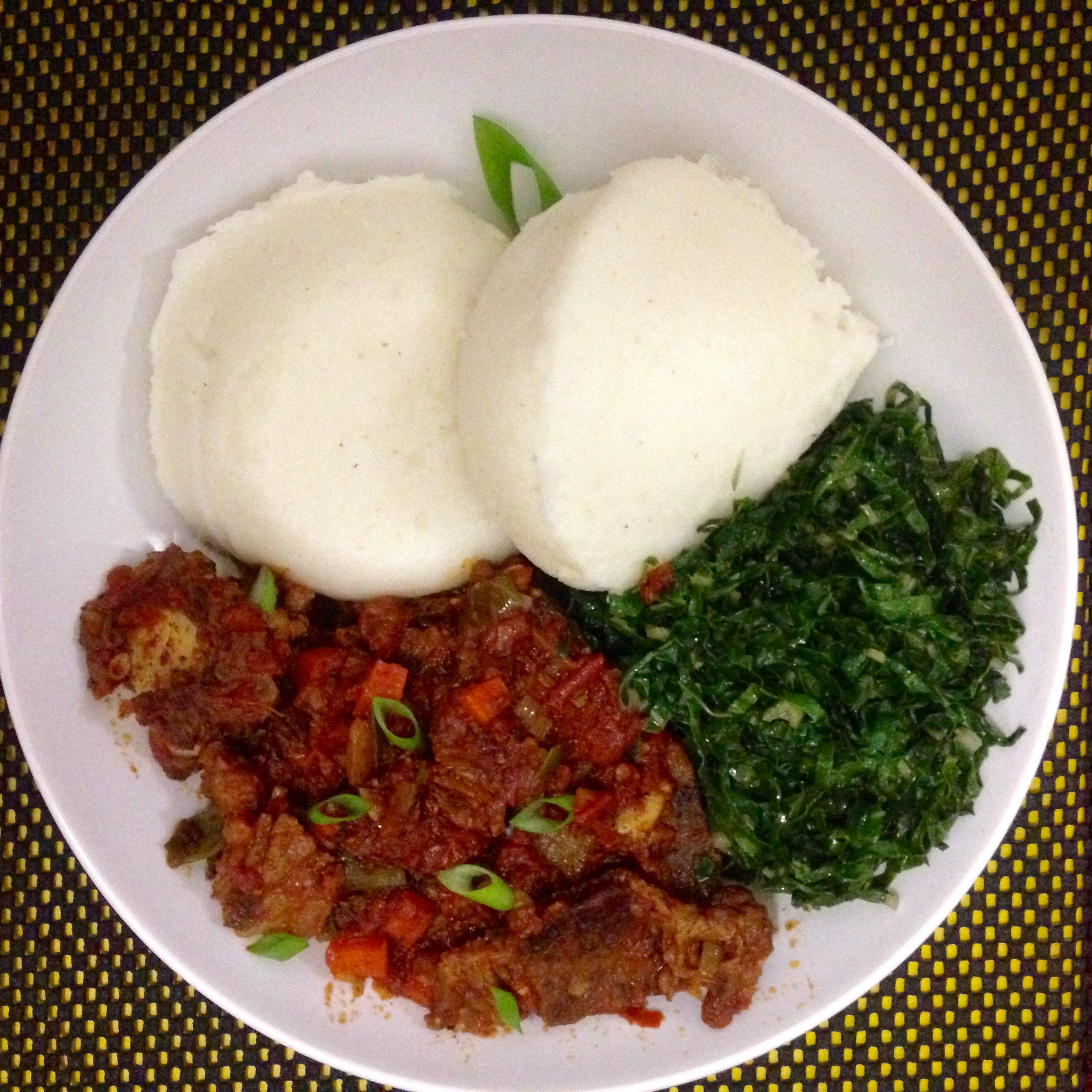 Sadza & Veggies | My Place Bar